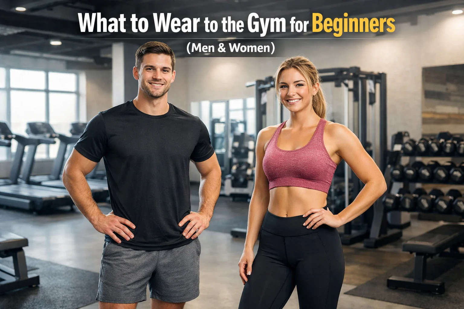 What to Wear to the Gym for Beginners (Men & Women) - gymglam.in